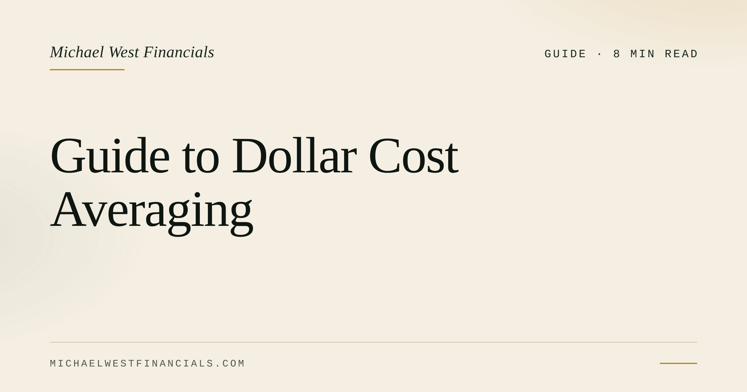 Guide to Dollar Cost Averaging — Michael West Financials